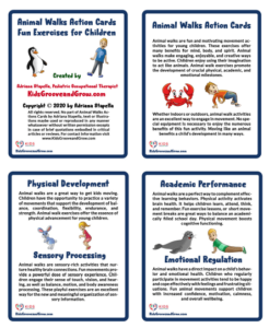 Animal Walks Action Cards – Gross Motor Activities for Kids