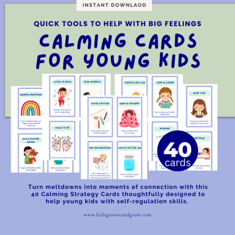 Calming Cards for Kids | Kids Groove and Grow