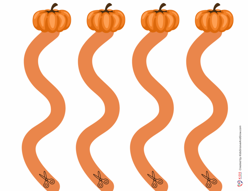Pumpkin Scissor Skills Worksheets – Preschool Cutting Practice ...
